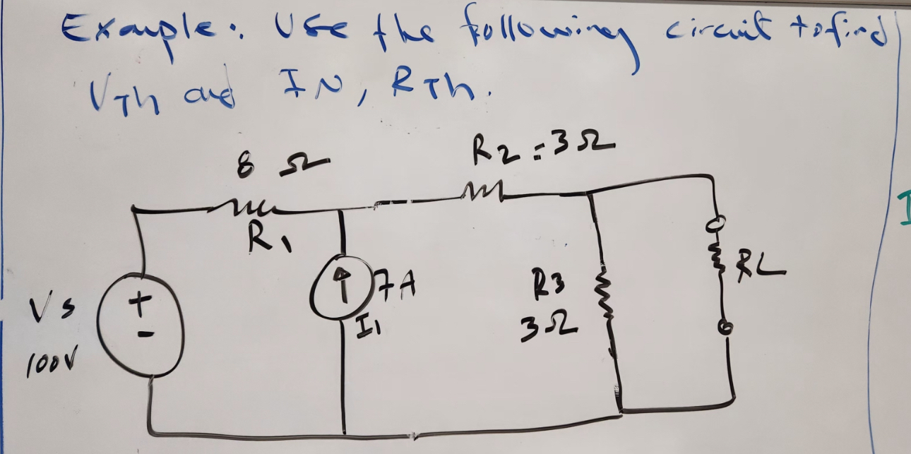 Solved Exauple: Use the following circuit tofind VTh And | Chegg.com Solved Exauple: Use the following circuit tofind VTh And | Chegg.com