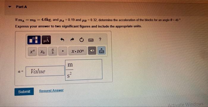 Solved Two blocks made of different materials connected | Chegg.com
