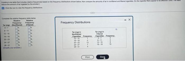 Solved Construct one that indudes relative based on the | Chegg.com