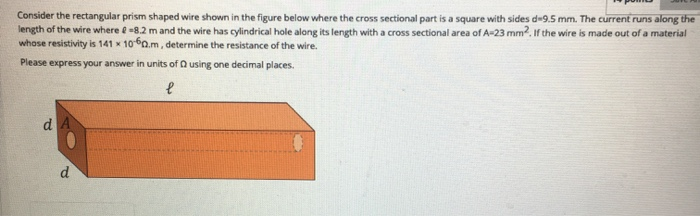 Solved Consider the rectangular prism shaped wire shown in | Chegg.com