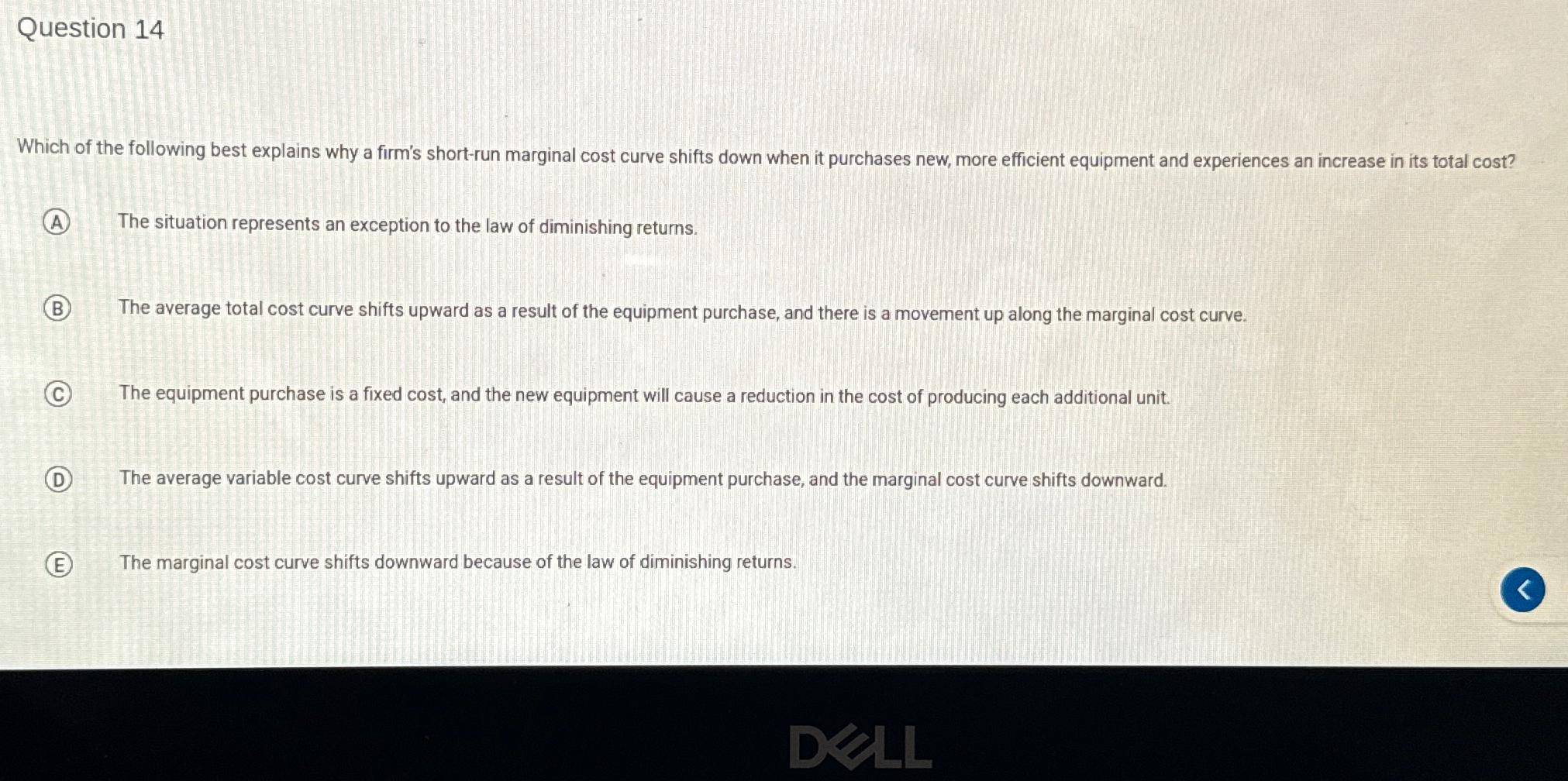 Solved Question 14Which of the following best explains why a | Chegg.com