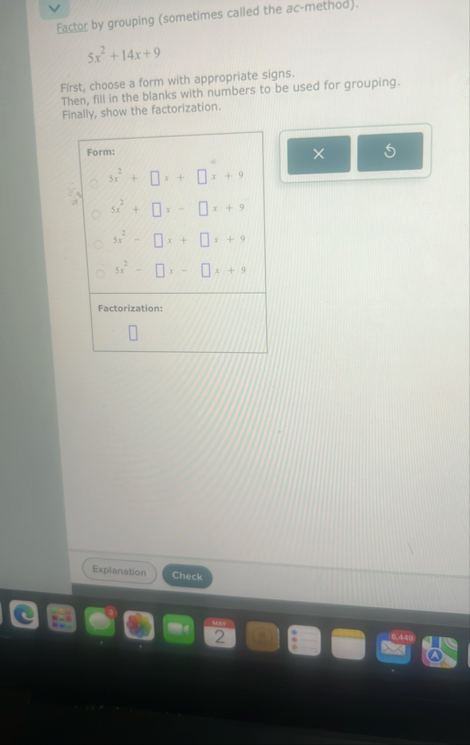 Solved Factor by grouping (sometimes called the | Chegg.com