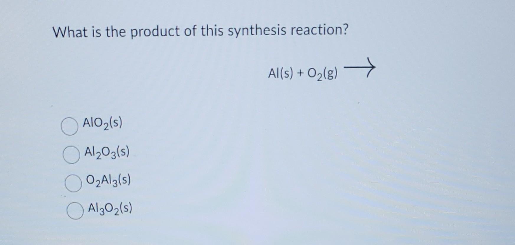 Solved Classify the following reaction: 2Na(s)+Cl2( | Chegg.com
