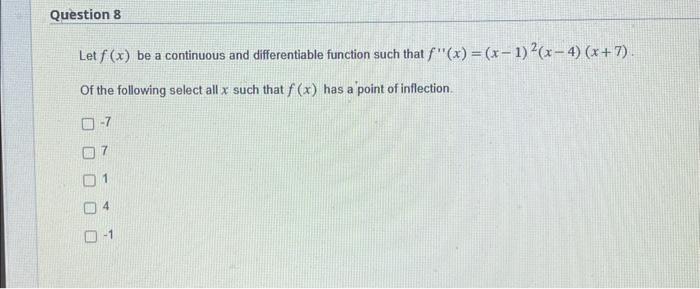 Solved Let f(x)=Ax2−xB, where A and B are real numbers. | Chegg.com