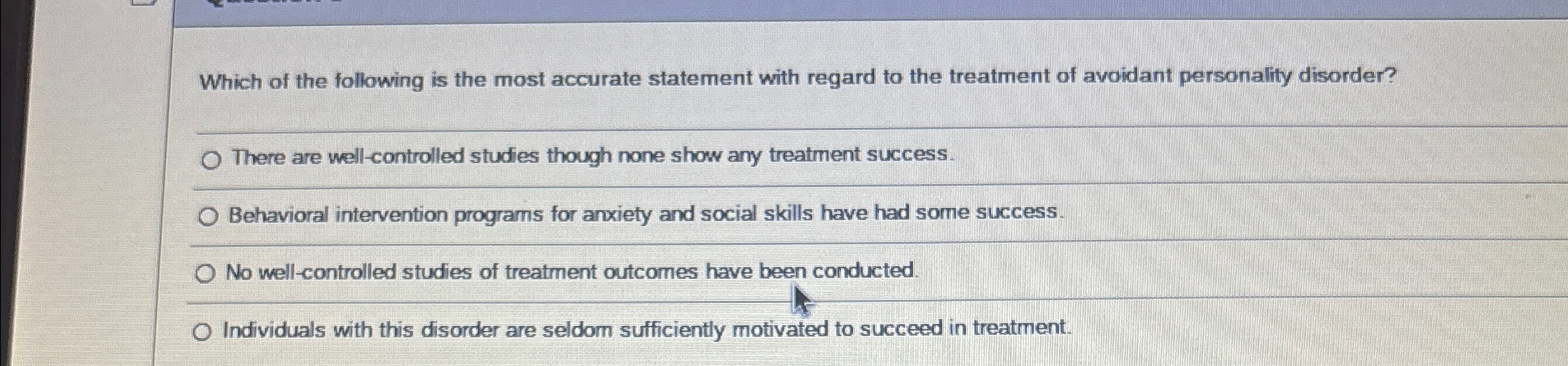 Solved Which of the following is the most accurate statement | Chegg.com