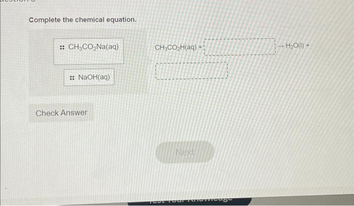 Solved Complete the chemical equation. | Chegg.com