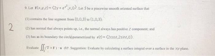 Solved Let C2 Be The Oriented Curve Parametrized By