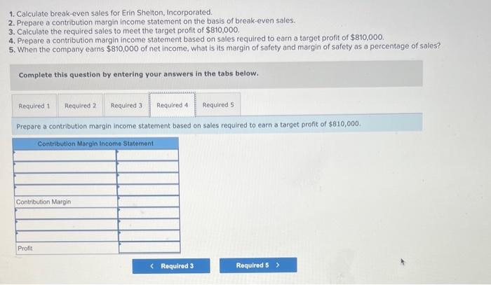 Solved E6-24 (Algo) Computing Target Profit, Preparing | Chegg.com