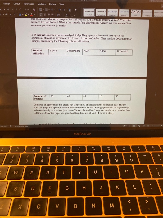 Solved Design Layout References Mailings Review View Xx Ng