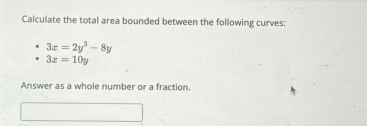Solved Calculate the total area bounded between the | Chegg.com