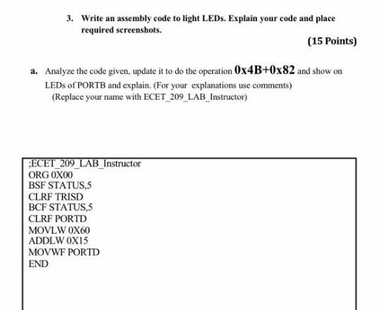 b. Use OPC online compiler to compile and simulate | Chegg.com