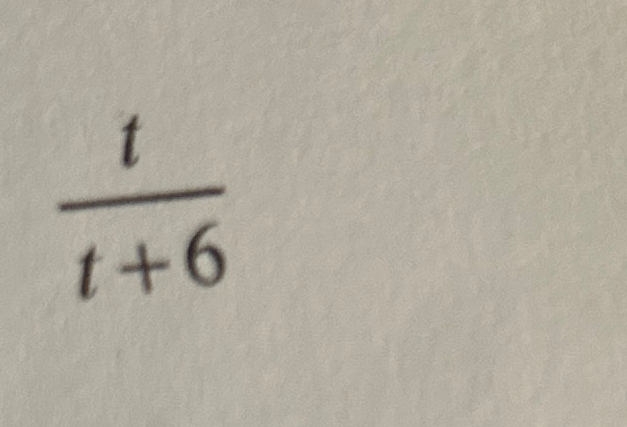 Solved tt+6 ﻿is it a polynomial? | Chegg.com
