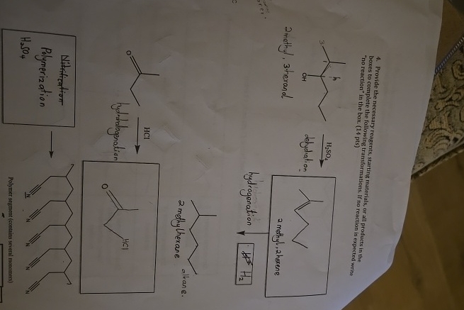 Solved Provide the necessary reagents, starting materials, | Chegg.com