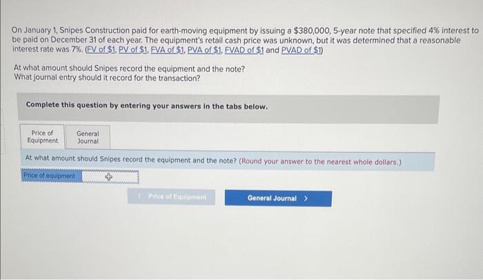 Solved On January 1, Snipes Construction paid for | Chegg.com