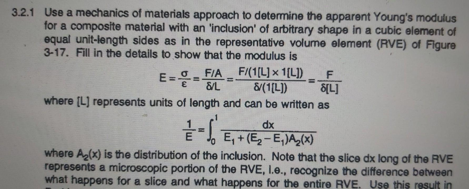 Solved 3.2.1 Use a mechanics of materials approach to | Chegg.com