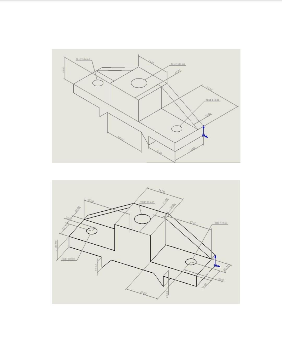 Solved Engineering Practise workbook drawing Exercise 2 | Chegg.com
