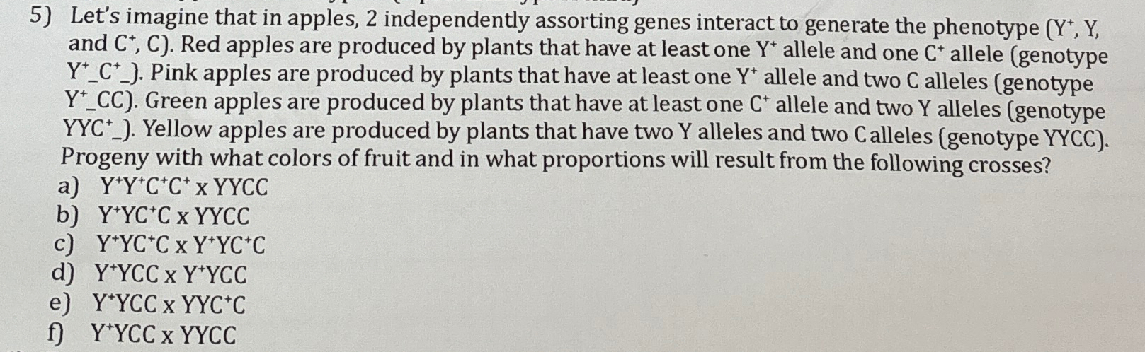 Solved Let's imagine that in apples, 2 ﻿independently | Chegg.com