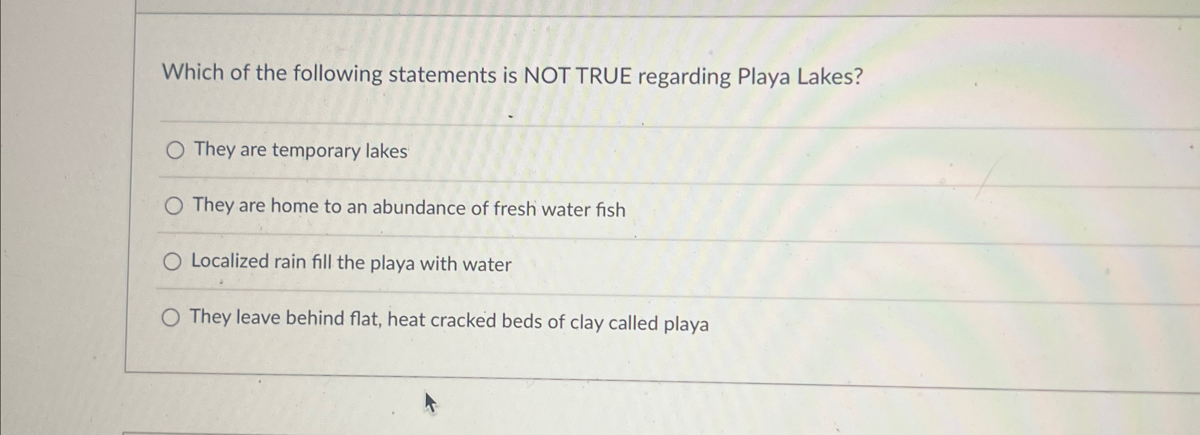 Solved Which of the following statements is NOT TRUE | Chegg.com