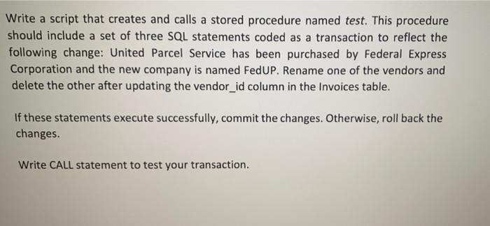 Solved use ap database Pleas provide snapshot of statement | Chegg.com