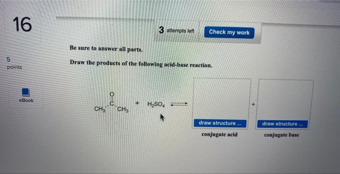 Solved Be sure to answer all parts. Draw the products of the | Chegg.com