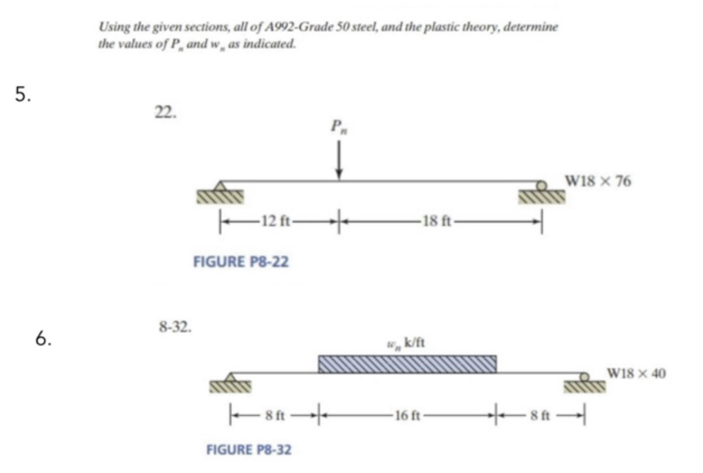 Solved Using the given sections, all of A992-Grade 50 | Chegg.com