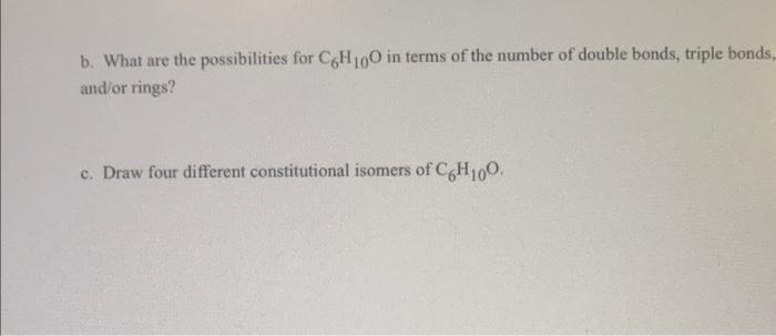 Solved 3a. How many degrees of unsaturation are in the | Chegg.com