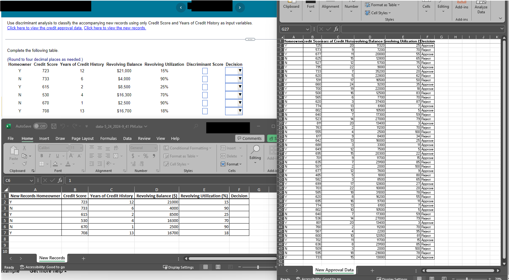 Use discriminant analysis to classify the | Chegg.com