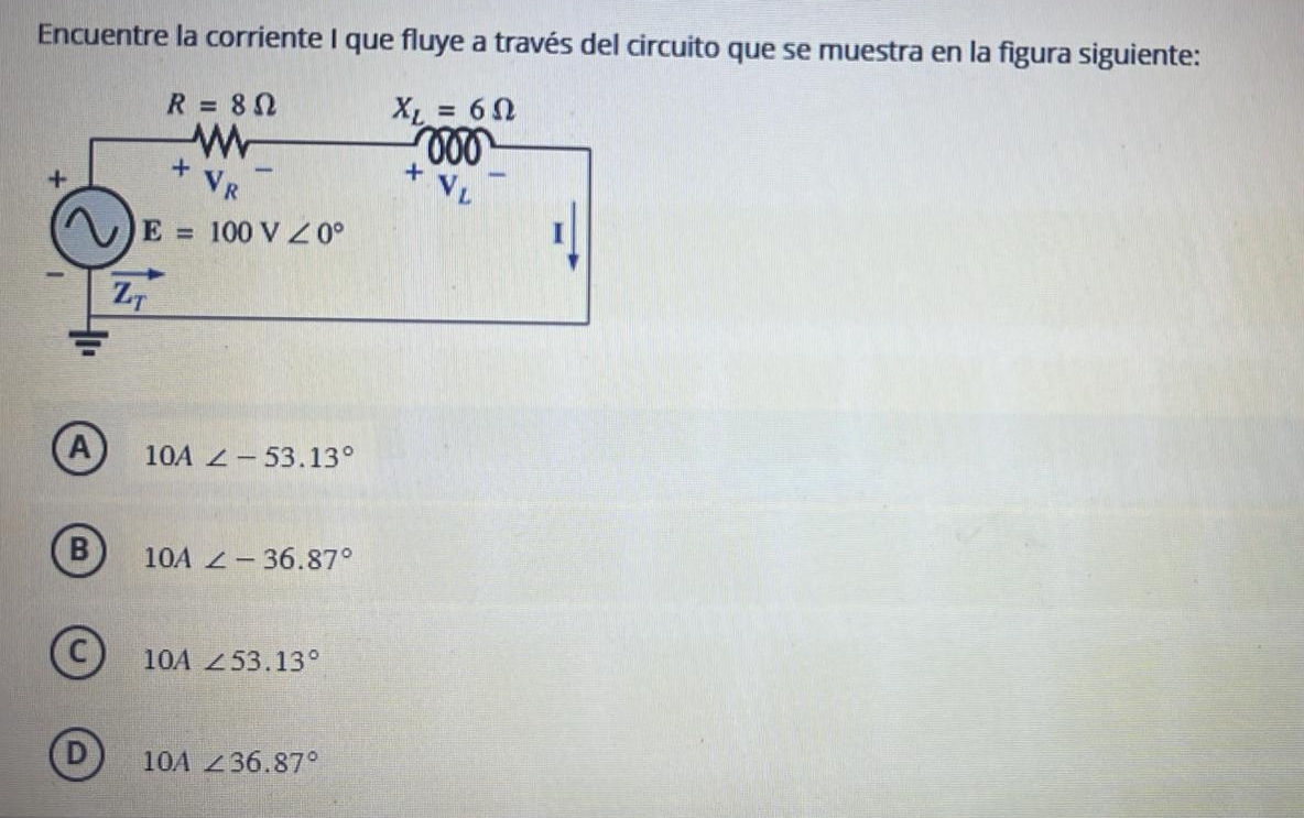 Solved Encuentre la corriente I que fluye a través del | Chegg.com