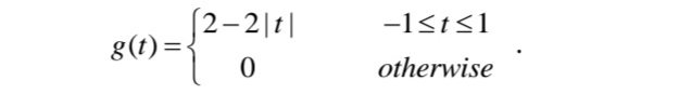 Solved Consider The Continuous Time Signals Depicted