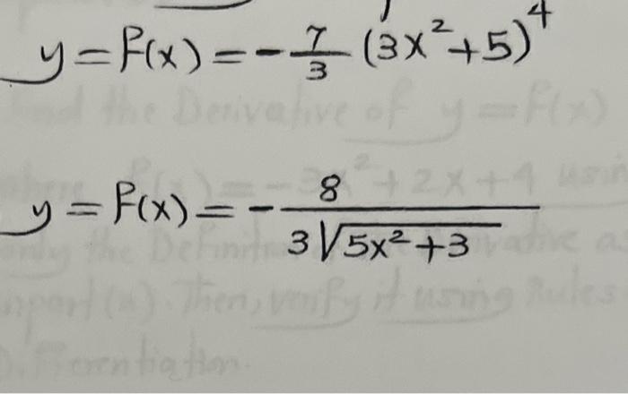 Solved find the derivative of each function, and simplify | Chegg.com