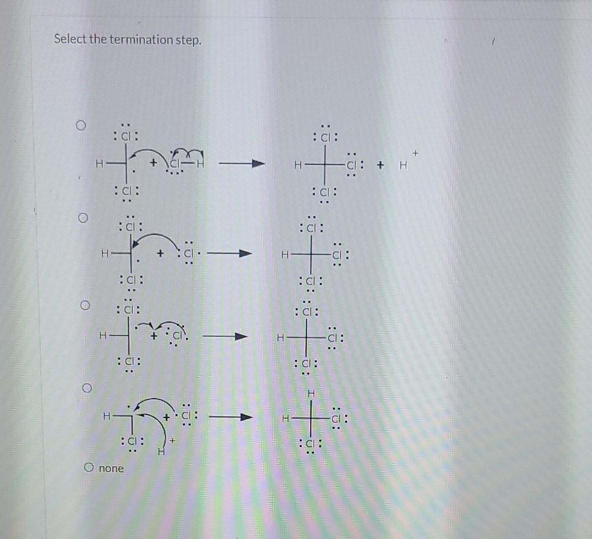 Solved Draw the initiation step. Include all nonbonded | Chegg.com