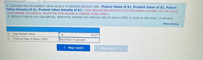 Solved E11-3 (Algo) Calculating Net Present Value, Internal | Chegg.com
