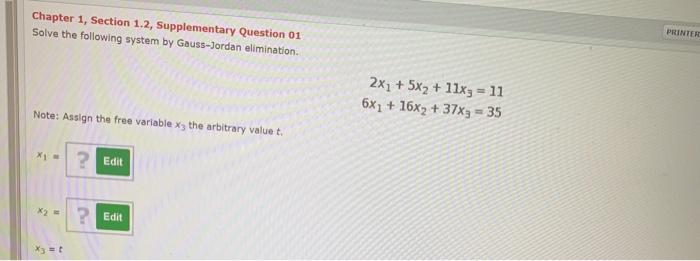 Solved Chapter 1, Section 1.2, Question 36 Solve the | Chegg.com