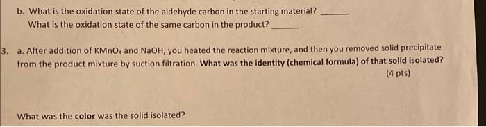 Solved These two questions (about oxidation states and | Chegg.com