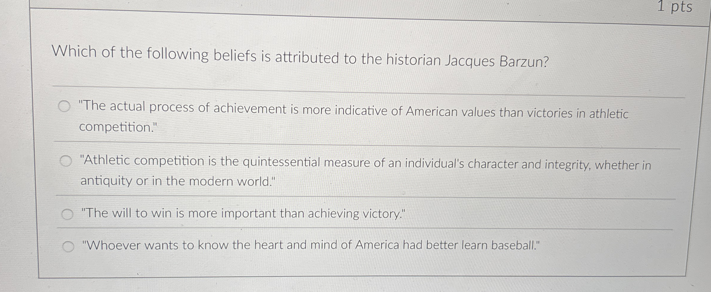 Solved Which of the following beliefs is attributed to the | Chegg.com