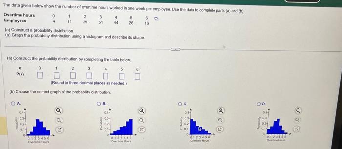 Solved (a) Construct a probability distribution. (b) Graph | Chegg.com Solved (a) Construct a probability distribution. (b) Graph | Chegg.com
