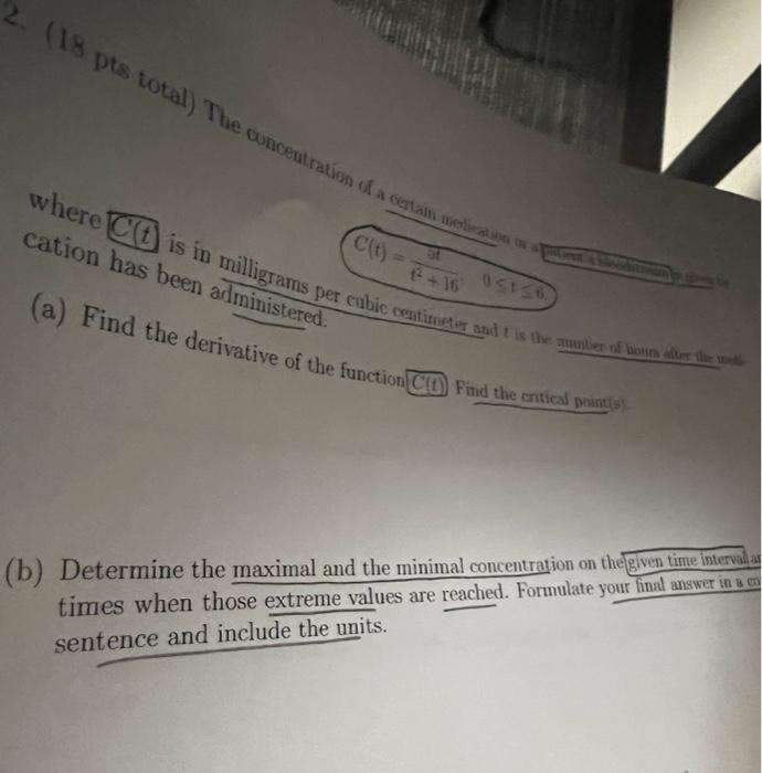Solved (a) Find the derivative of (b) Determine the maximal | Chegg.com