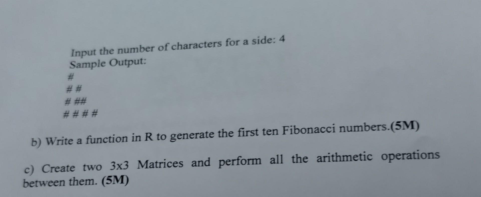 Solved 3. a) Create a dataframe that stores | Chegg.com