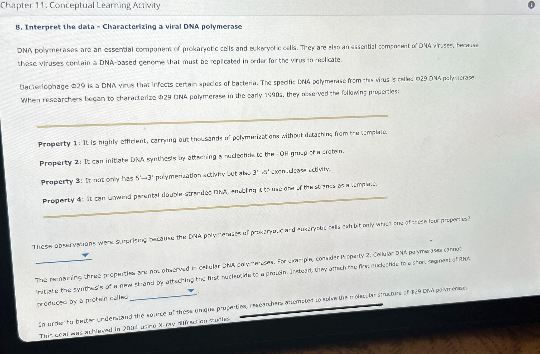 Solved Chapter 11: Conceptual Learning Activity8. ﻿Interpret | Chegg.com