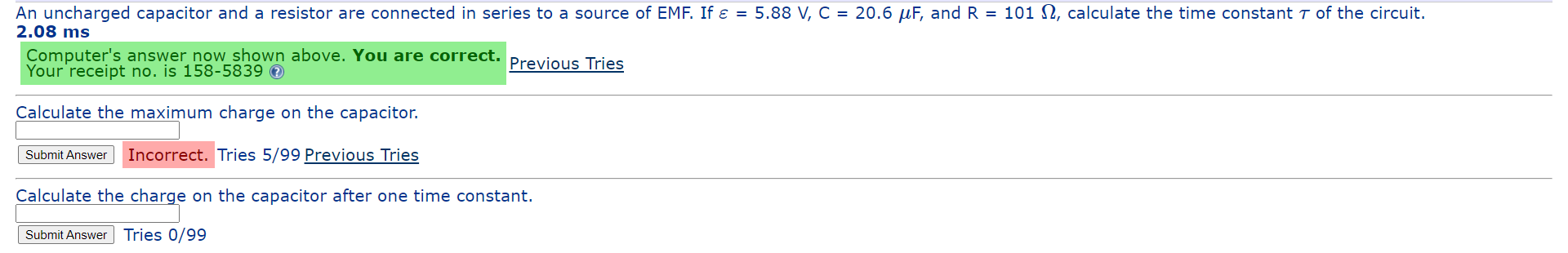 Solved i have no idea what i am doing wrong i am getting | Chegg.com