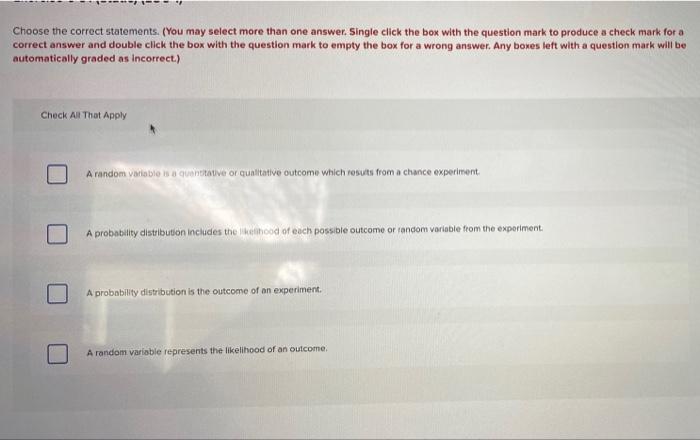 Solved Choose the correct statements. (You may select more | Chegg.com