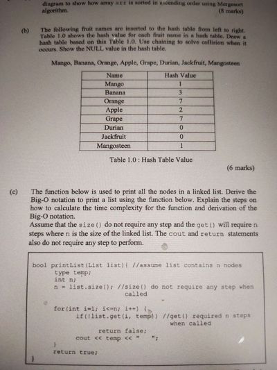 Solved diagram bo show bow array ar r ﻿in soried in | Chegg.com