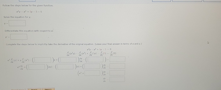 Solved Follow the steps below for the given | Chegg.com