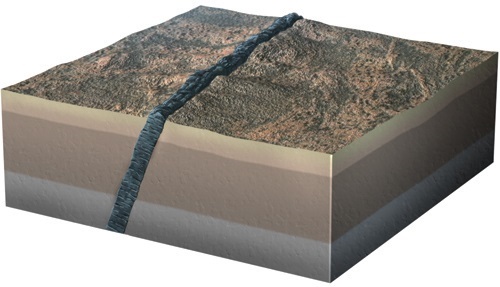 Solved The igneous feature shown in this figure is aA cross | Chegg.com