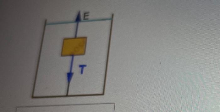 Solved A 516g cube measuring 5000 cm3 on each side is tied | Chegg.com