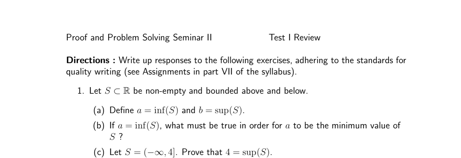 Solved Let SsubR be non-empty and bounded above and | Chegg.com