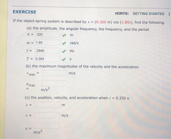 Solved EXERCISE HINTS: GETTING STARTED | If the | Chegg.com