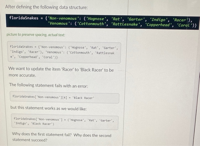 Solved After defining the following data structure: | Chegg.com