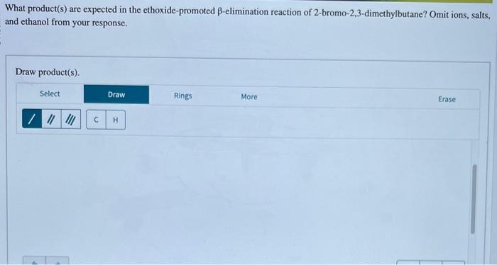 Solved What product(s) are expected in the ethoxide-promoted | Chegg.com