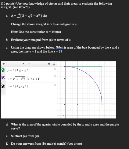 Solved (10 ﻿points) ﻿Use your knowledge of circles and their | Chegg.com